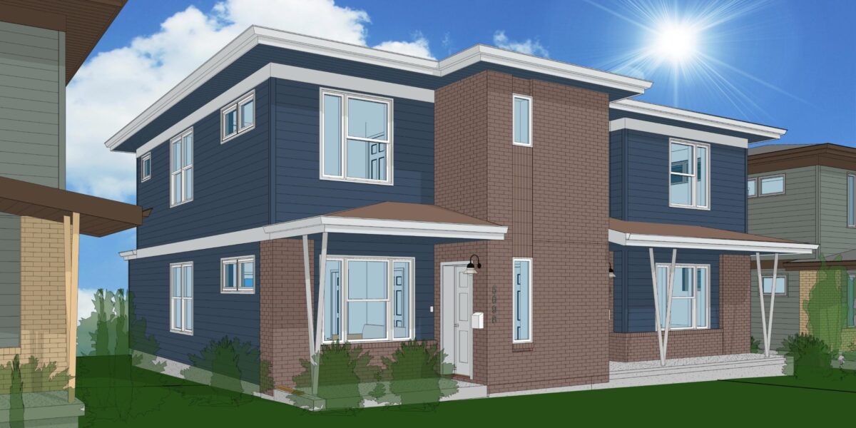 Augustana Duplex - Denver Infill Duplex - MUES architecture firm